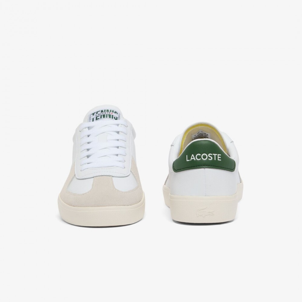 Giày Lacoste Baseshot Pro Leather Nam - Trắng Xanh